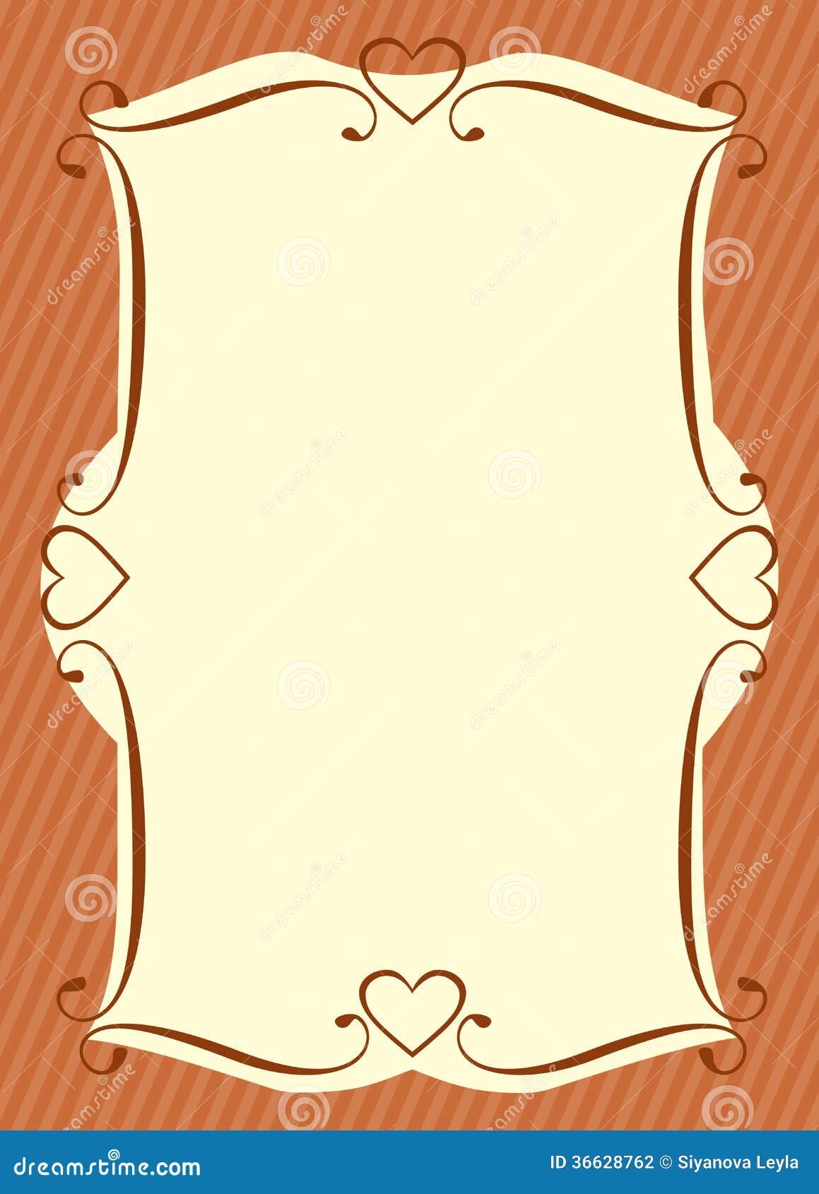 Vintage vignette frame stock vector. Illustration of genteel - 36628762