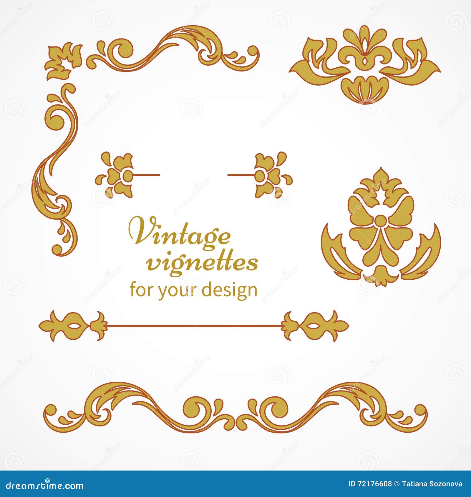 Vintage Vignettes and Frames Stock Vector - Illustration of frame ...