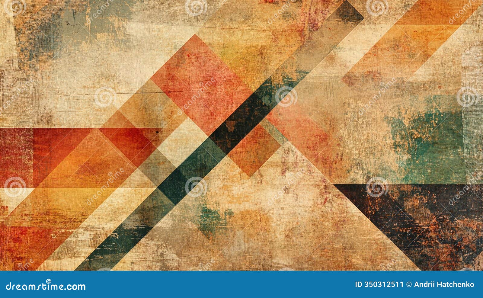 Vintage Vinyl Texture With Modern Geometric Overlay And Subtle ...