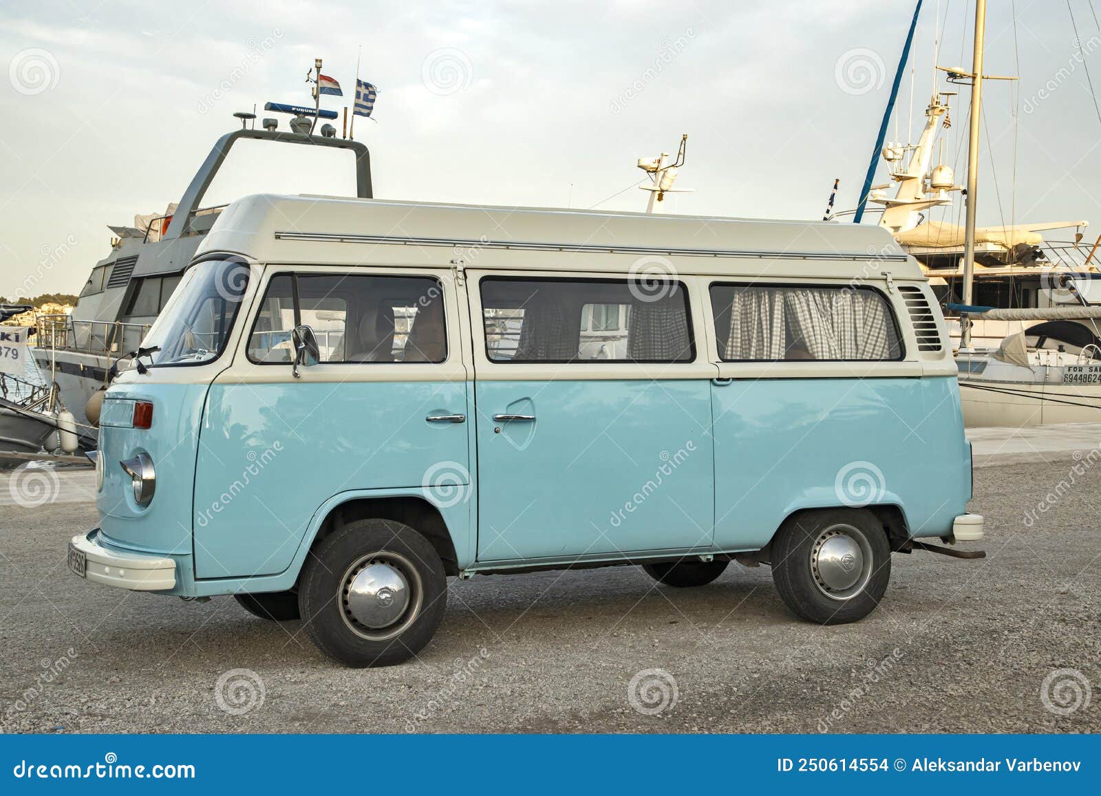 Vintage VW van stock photo. Image of germany, sixties - 250614554