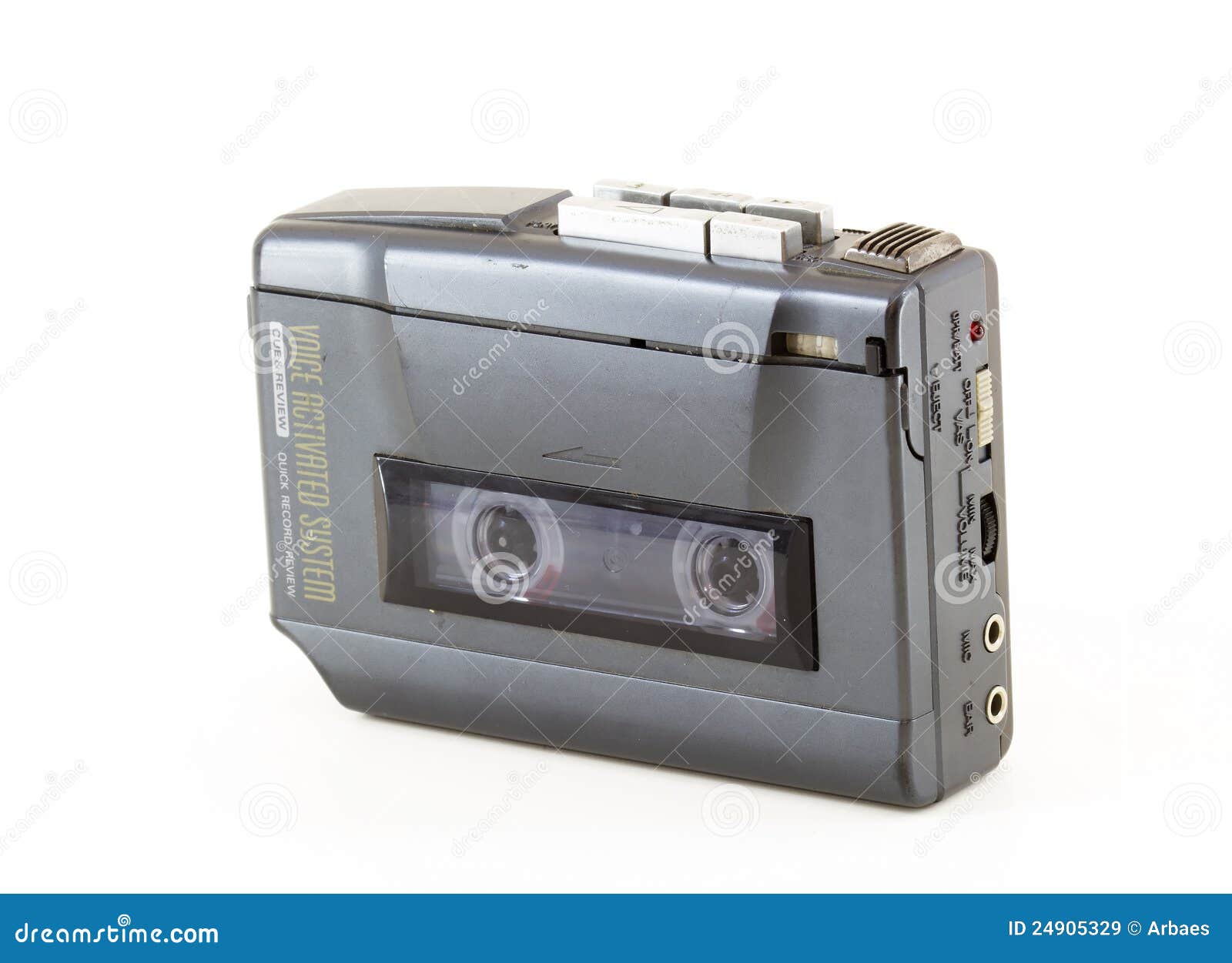 Vintage Walkman On Pink Background Royalty-Free Stock Photo ...