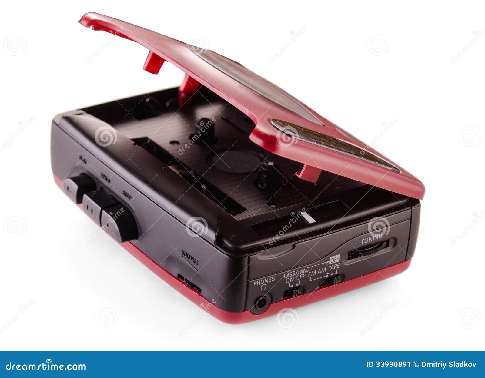 Vintage Walkman With Tape Stock Photography | CartoonDealer.com #30747038