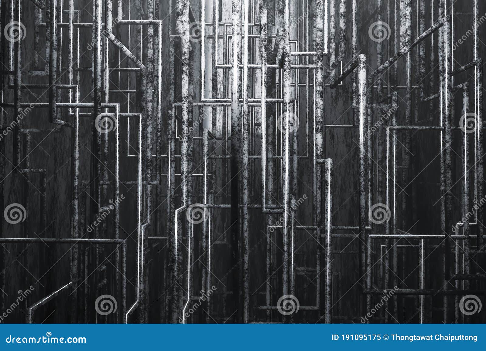 Vintage Wall Texture Background with Pipes for Design and Creativity ...