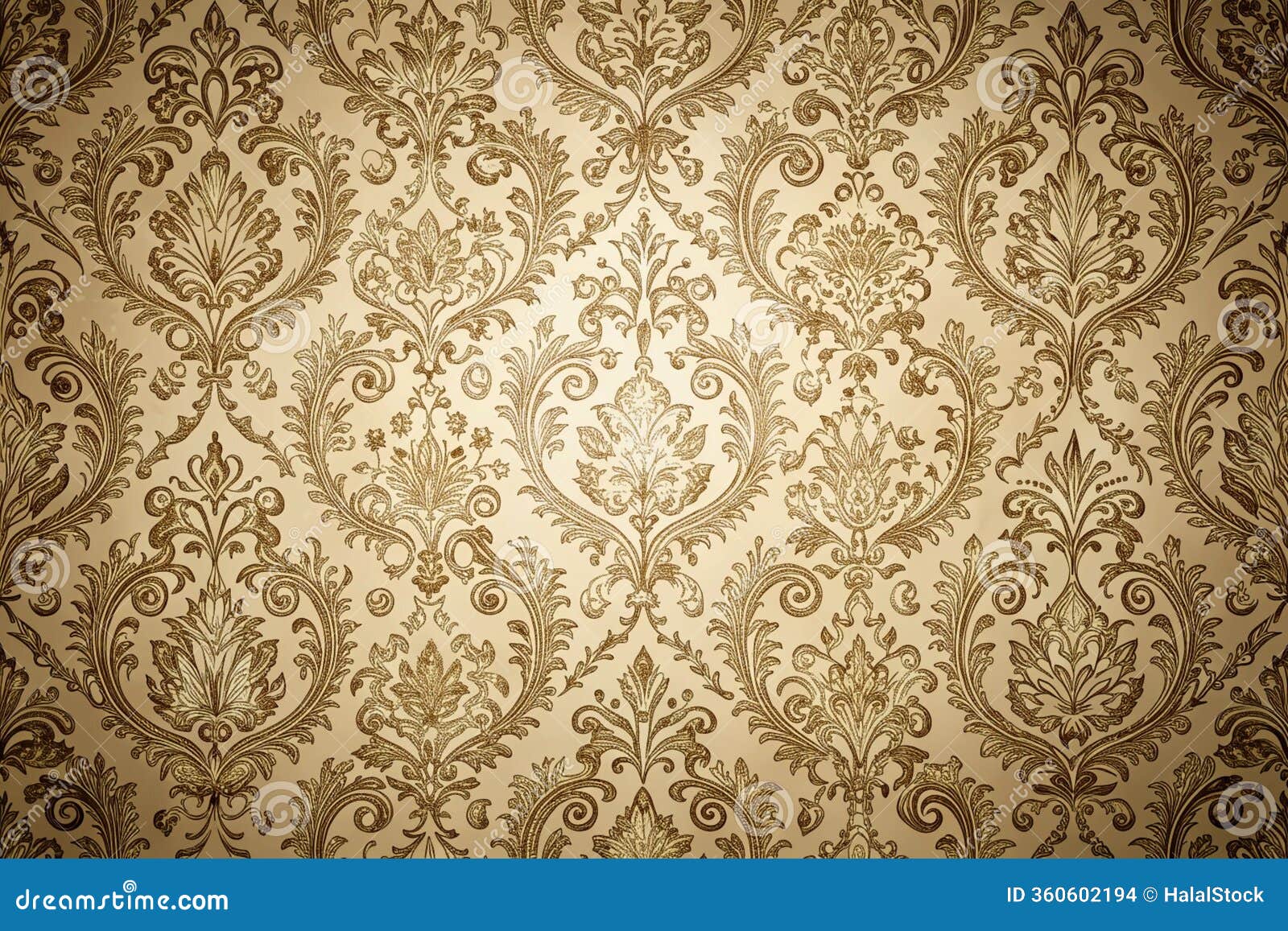 Vintage Wallpaper with Classy Patterns Stock Illustration ...