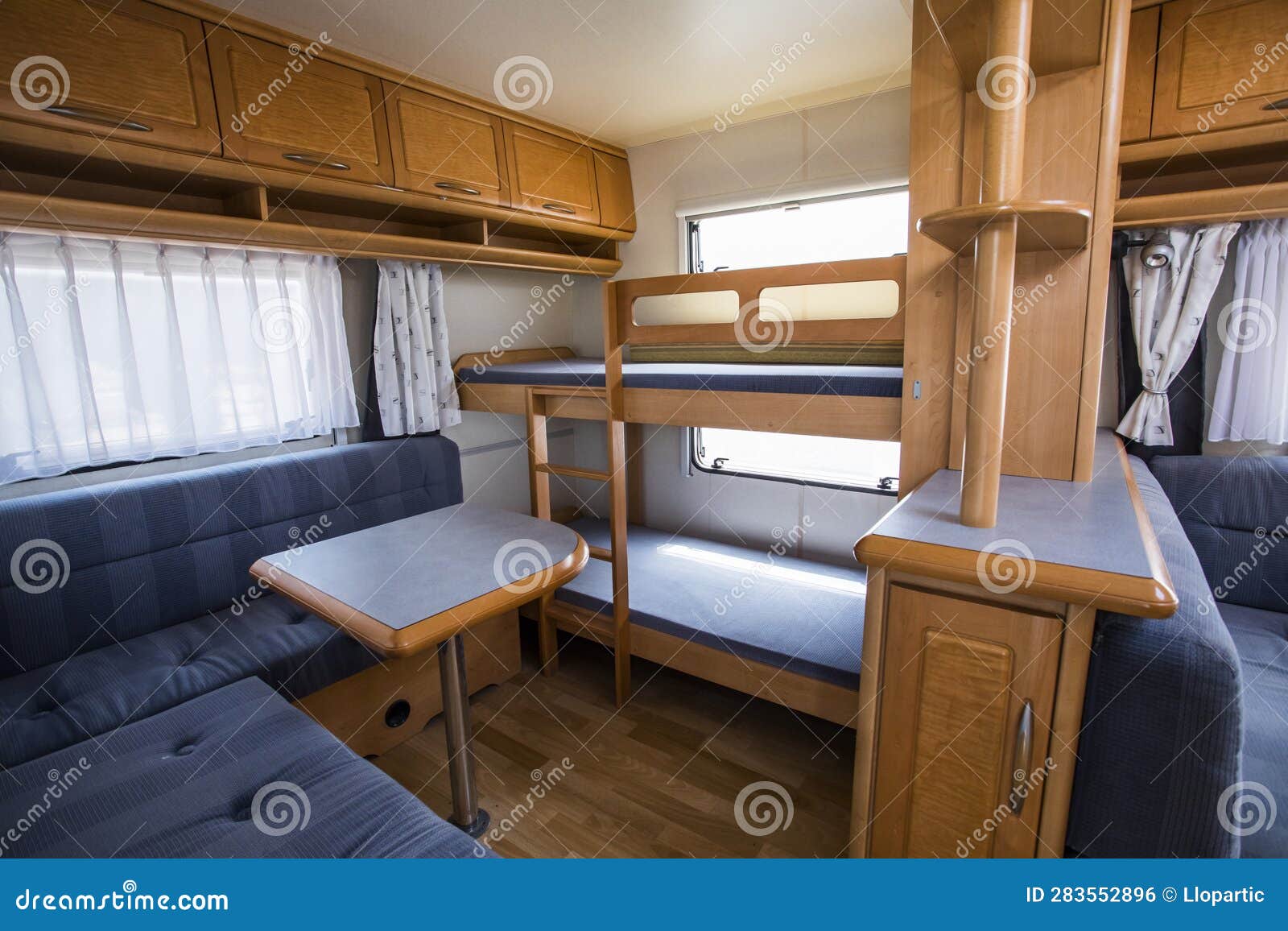 Vintage Wanderlust: Inside the 2001 Caravan Retreat Stock Photo - Image ...