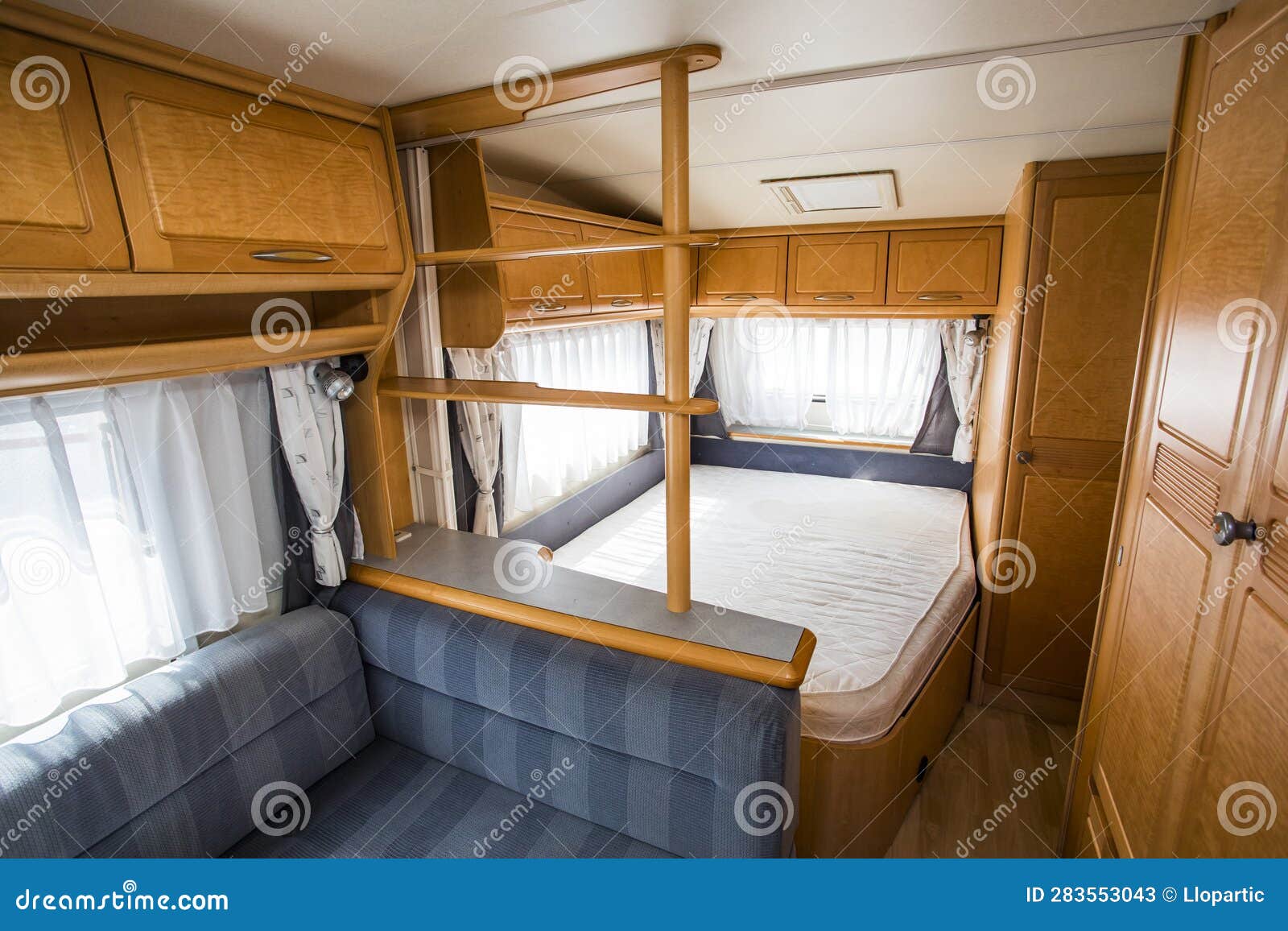 Vintage Wanderlust: Inside the 2001 Caravan Retreat Stock Image - Image ...