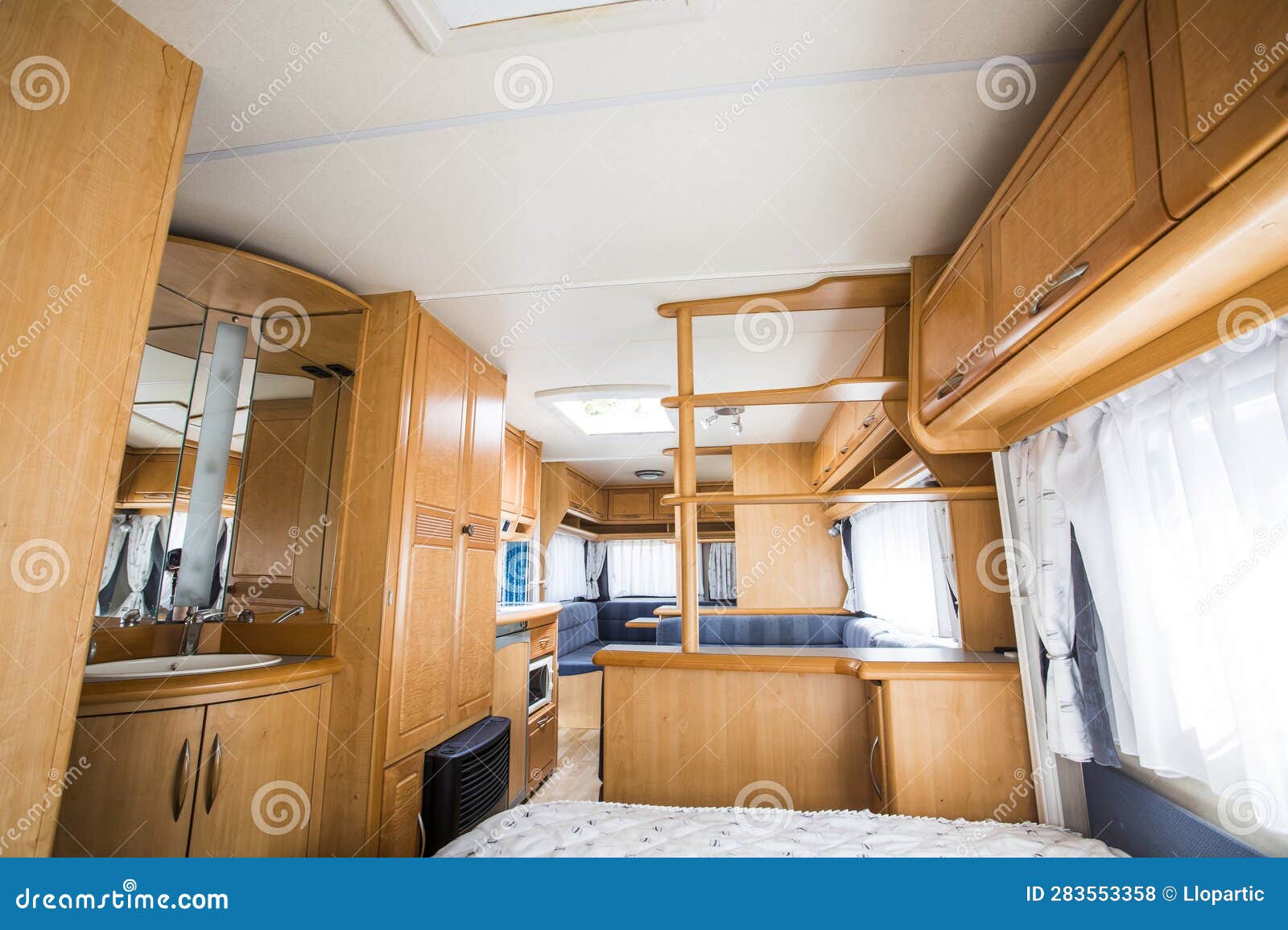 Vintage Wanderlust: Inside the 2001 Caravan Retreat Stock Photo - Image ...
