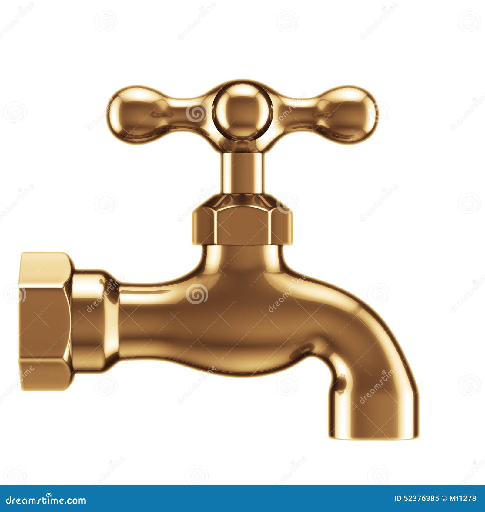 Vintage water faucet stock illustration. Illustration of drip - 52376385