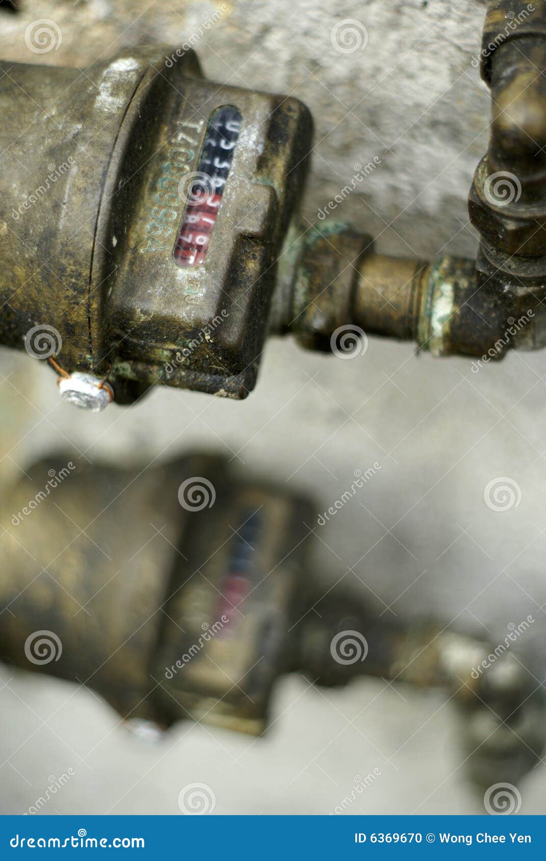 Vintage water meters stock photo. Image of historical - 6369670