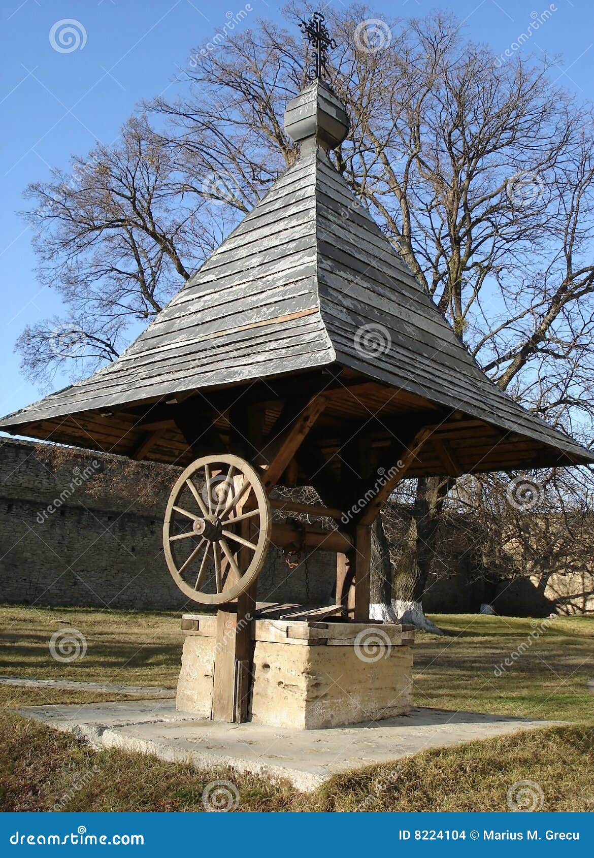 Vintage Water Well stock photo. Image of exterior, europe - 8224104