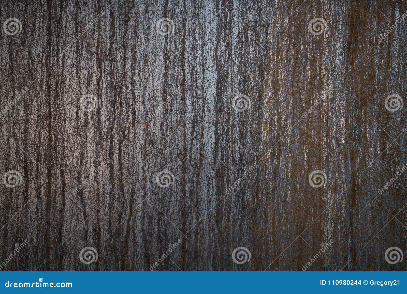 Vintage Weathered Steel Panel with Rust Stock Photo - Image of rust ...