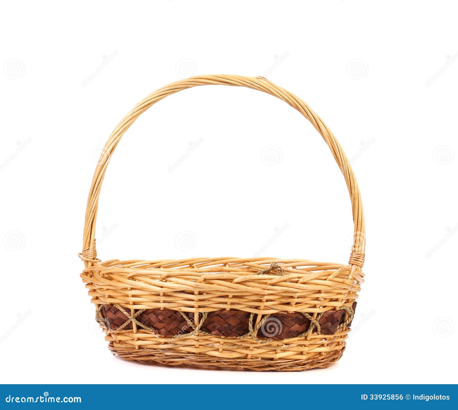 Vintage Weave Wicker Basket Stock Photo - Image of classic, natural ...