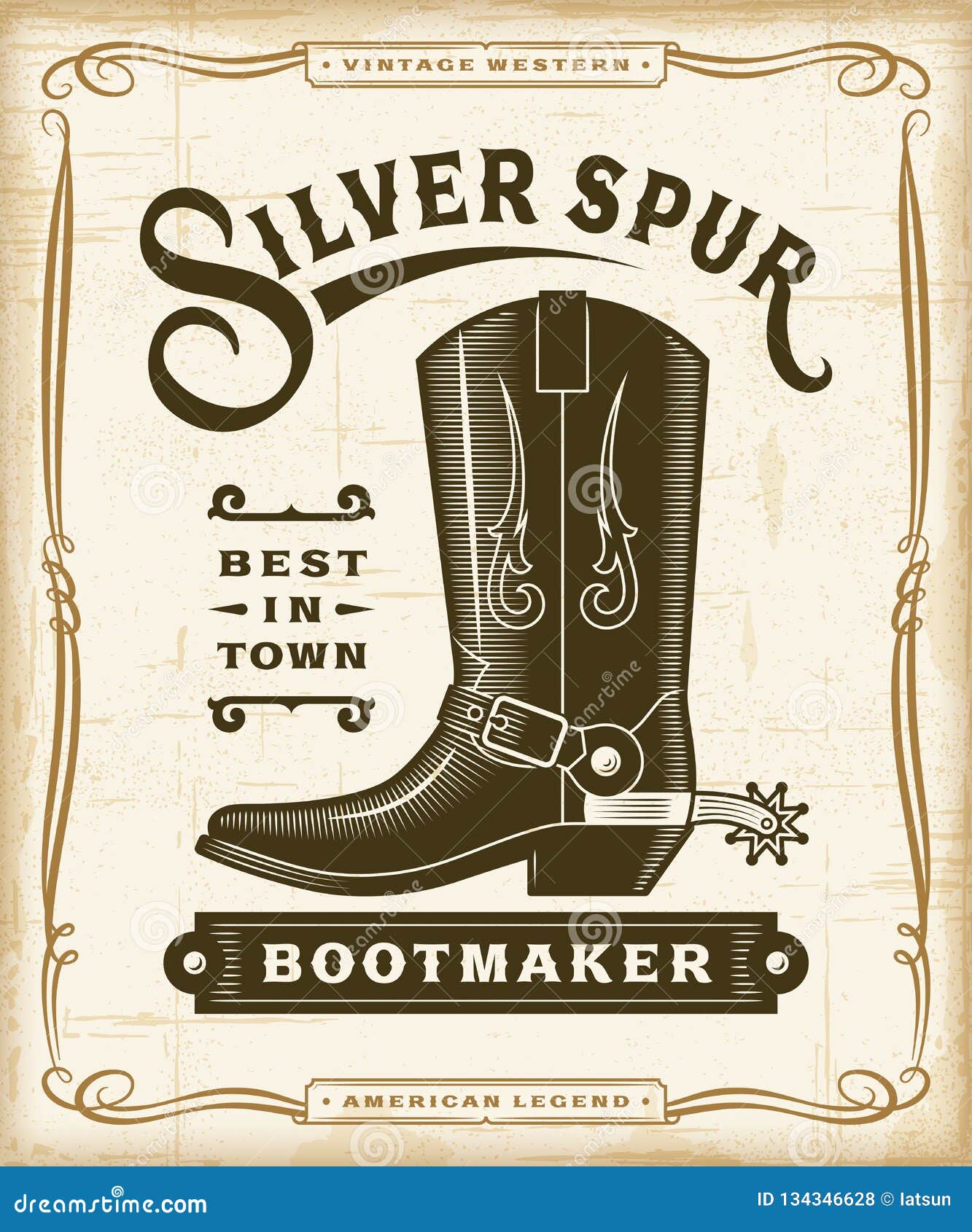 Western Bootmaker Stock Illustrations – 1 Western Bootmaker Stock ...