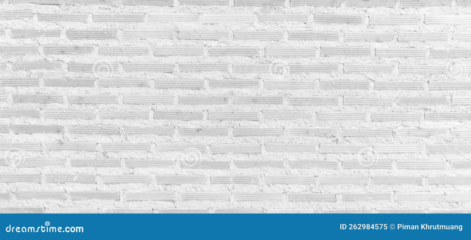 Vintage White Brick Wall Texture Background Stock Image - Image of ...