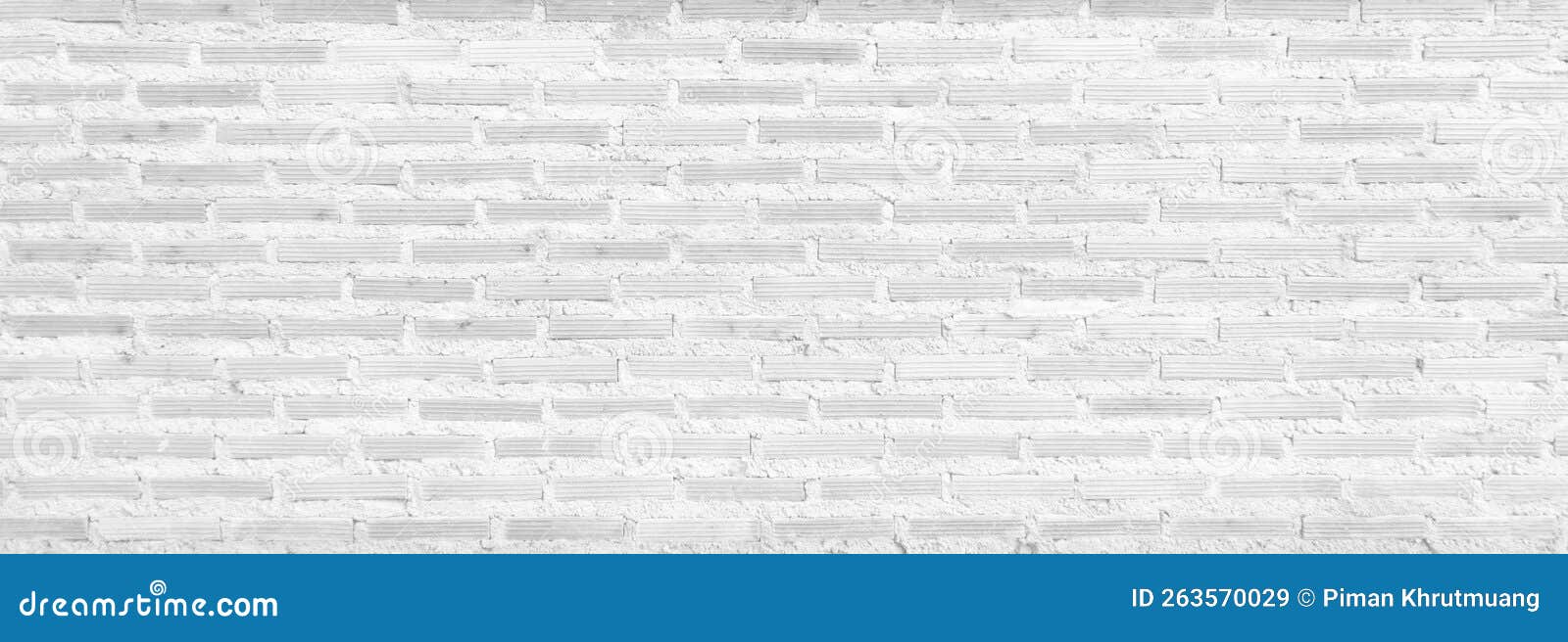 Vintage White Brick Wall Texture Background Stock Image - Image of ...