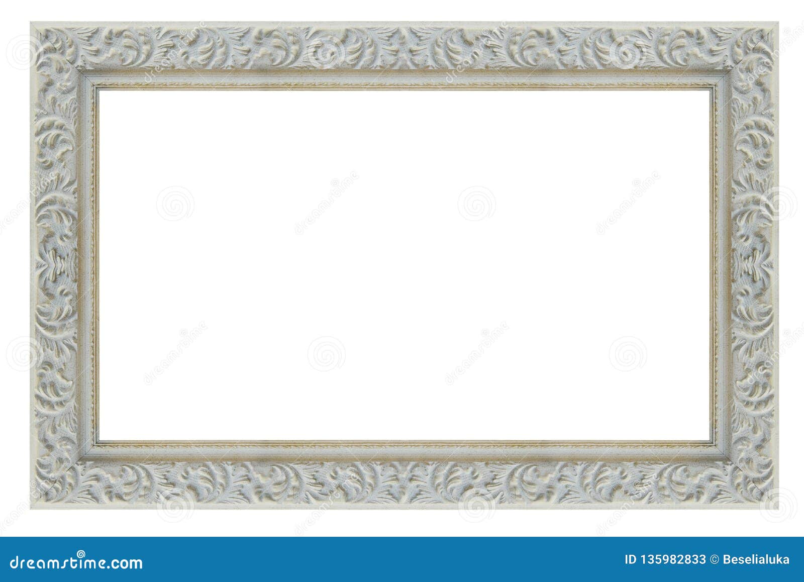 Vintage white frame stock image. Image of fashioned - 135982833