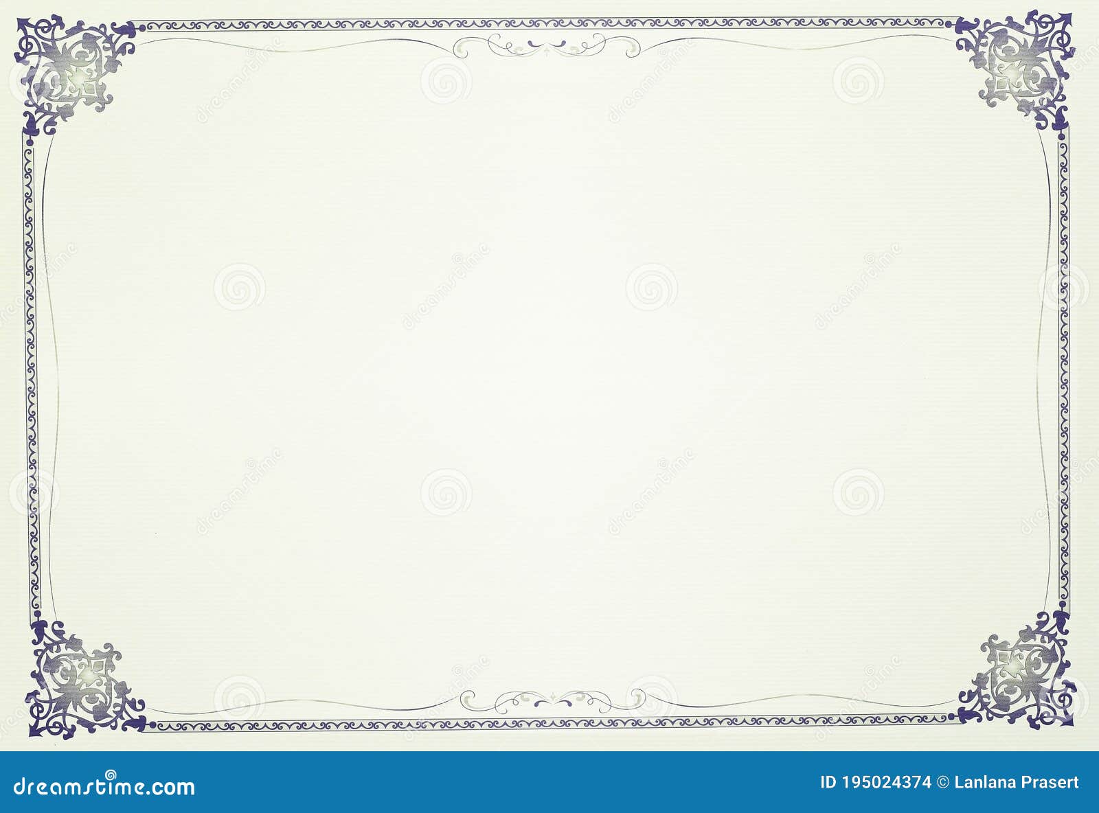 Vintage White Paper with Frame for Pattern Background Texture Stock ...