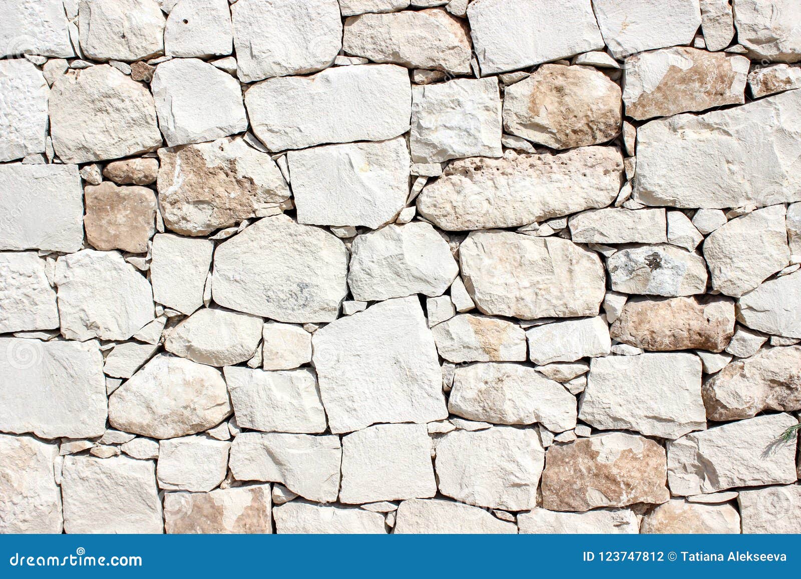 Vintage White stone wall stock photo. Image of building - 123747812