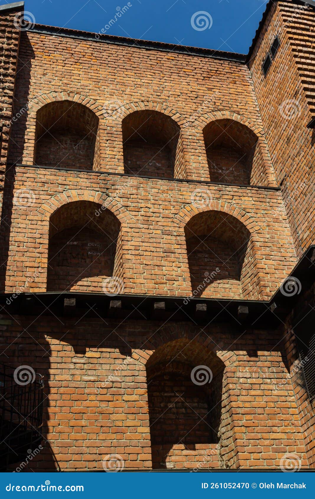 Vintage Windows in the Wall, Lviv, Ukraine Stock Photo - Image of retro ...