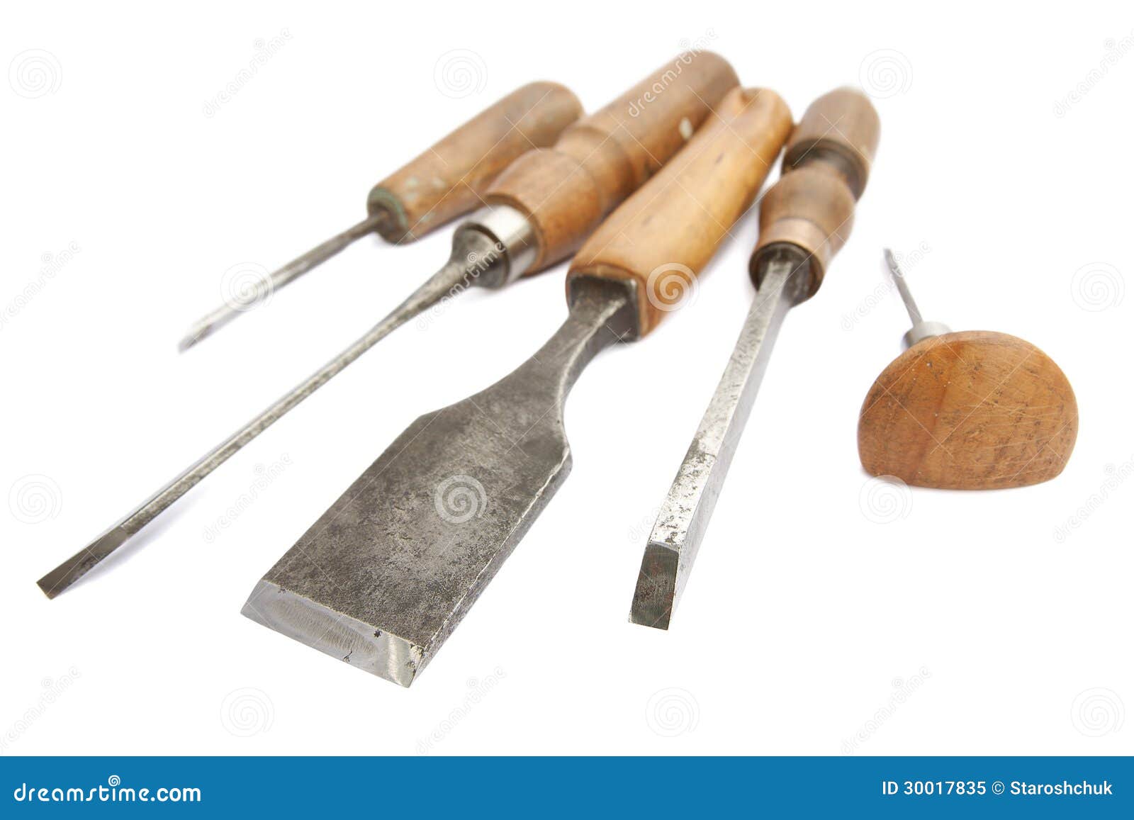Chisels stock image. Image of isolation, woodworking - 30017835