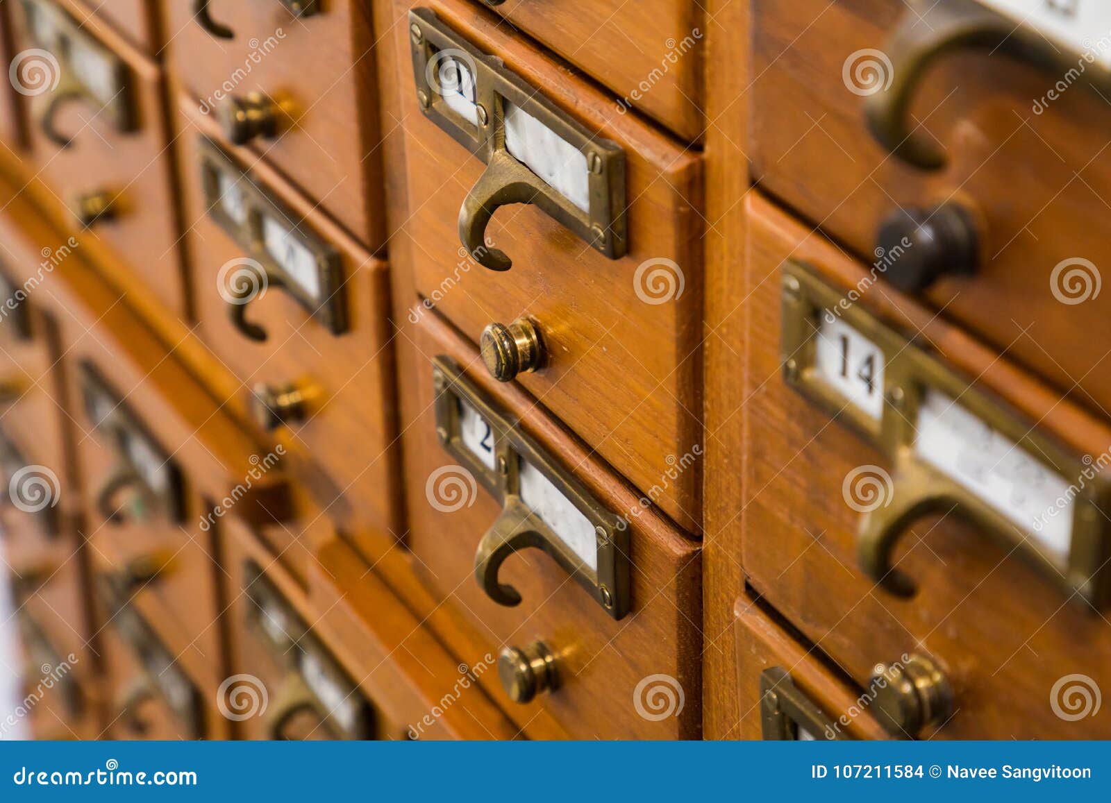 Vintage wood library stock photo. Image of depository - 107211584