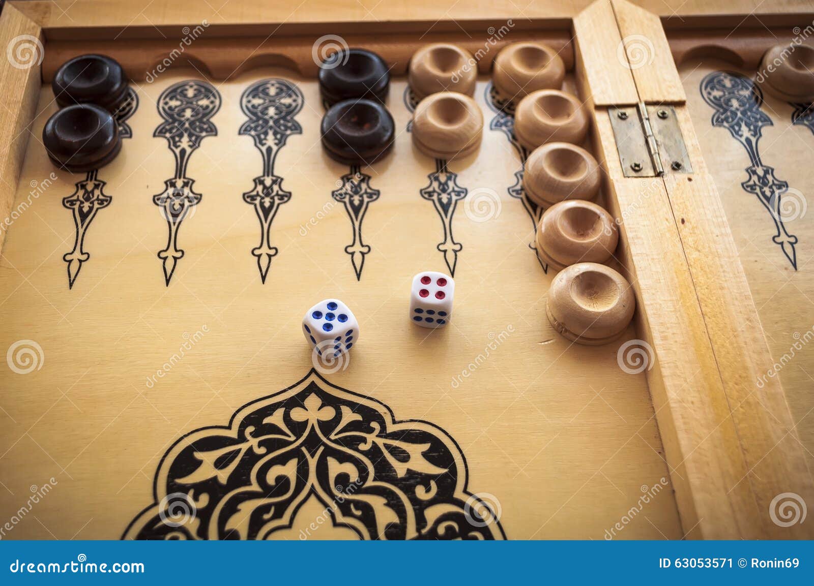 Vintage wooden backgammon stock image. Image of lucky - 63053571