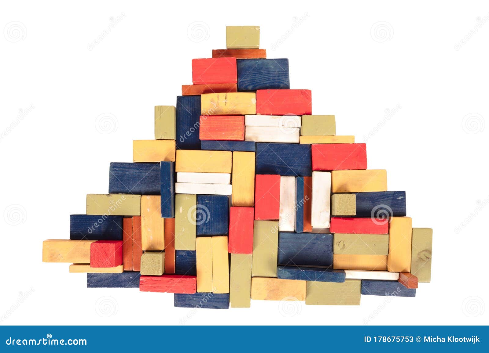 Vintage Wooden Blocks Isolated Stock Image - Image of childhood ...