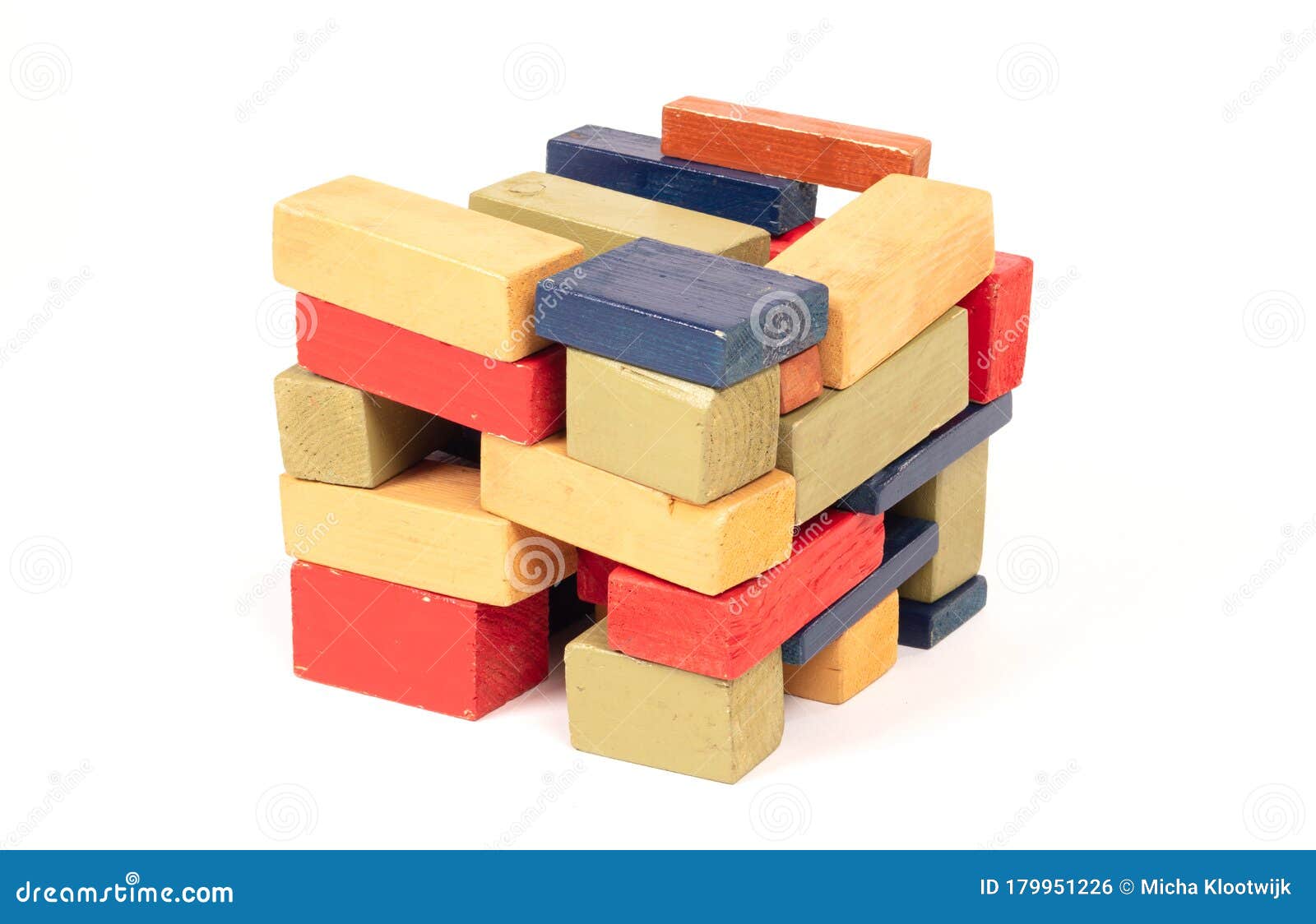 Vintage Wooden Blocks Isolated Stock Photo - Image of lumber, wooden ...
