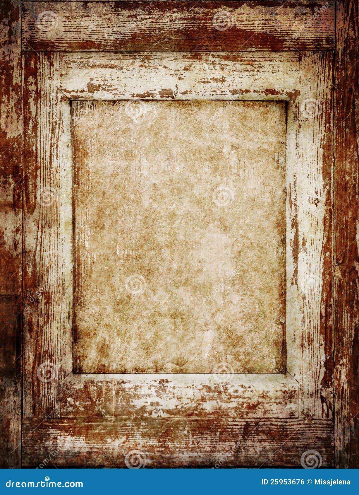 Vintage Wooden Frame stock photo. Image of antique, retro - 25953676