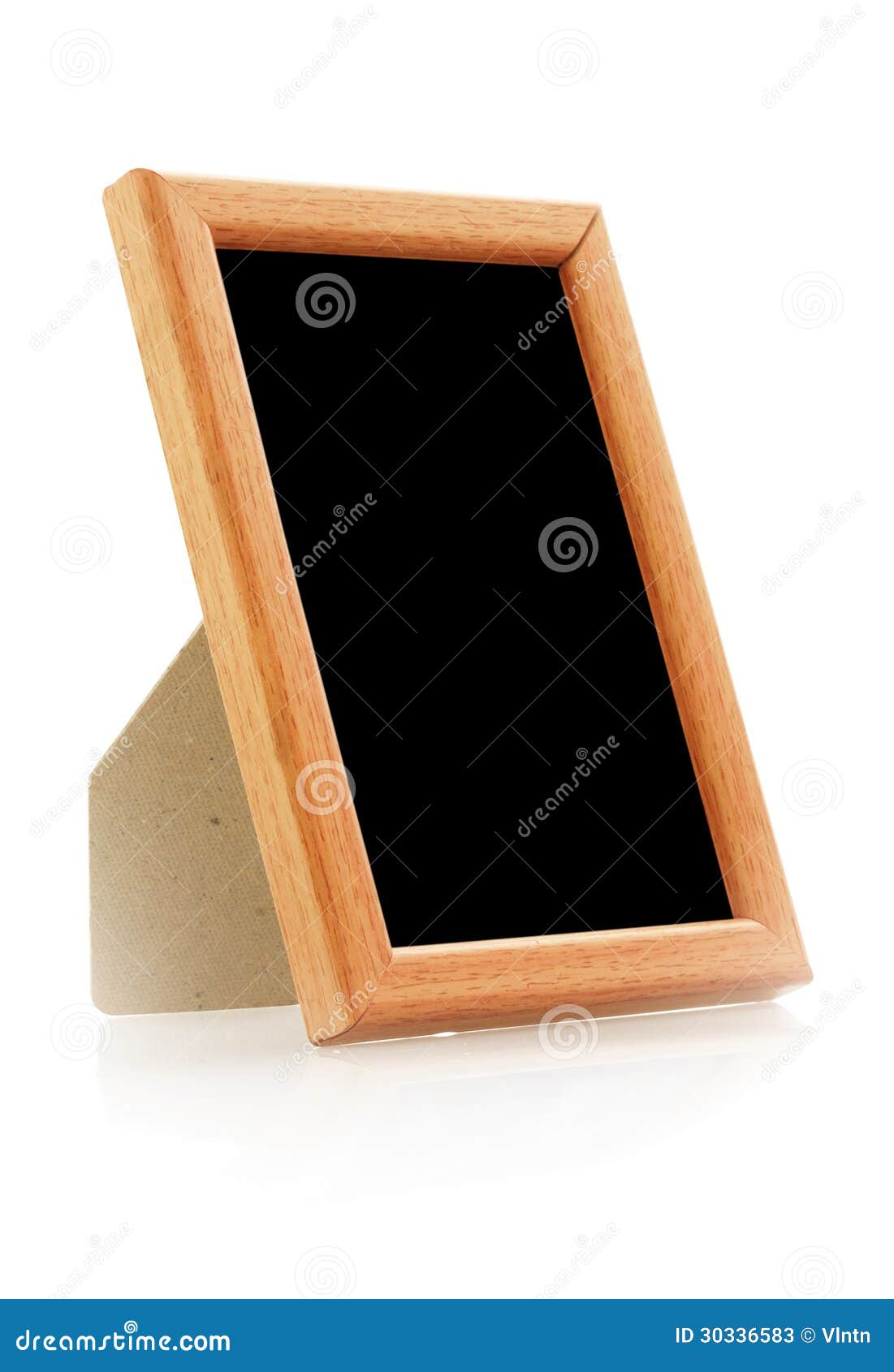 Vintage wooden photo frame stock image. Image of object - 30336583