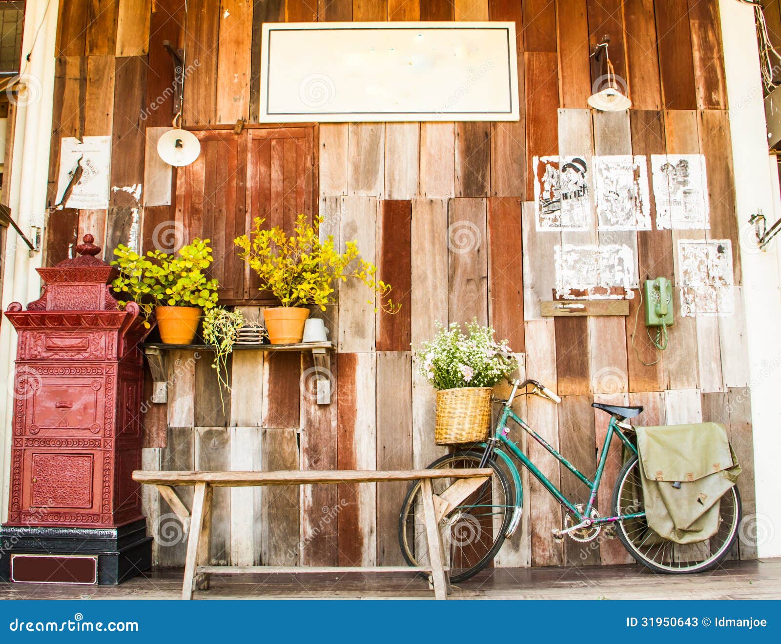 Vintage wooden wall stock image. Image of construction - 31950643