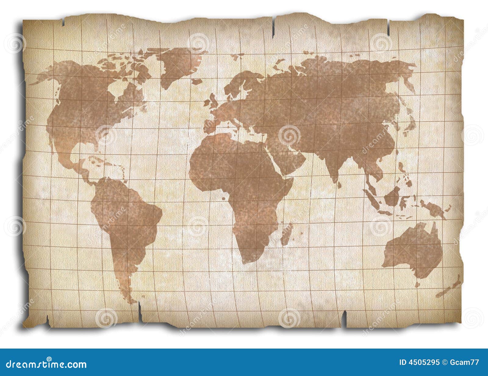 Vintage world map stock image. Image of grunge, textured - 4505295