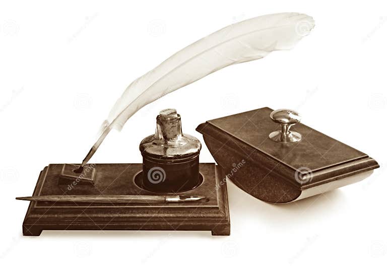 Vintage Writing Set stock photo. Image of antique, retro - 6883760