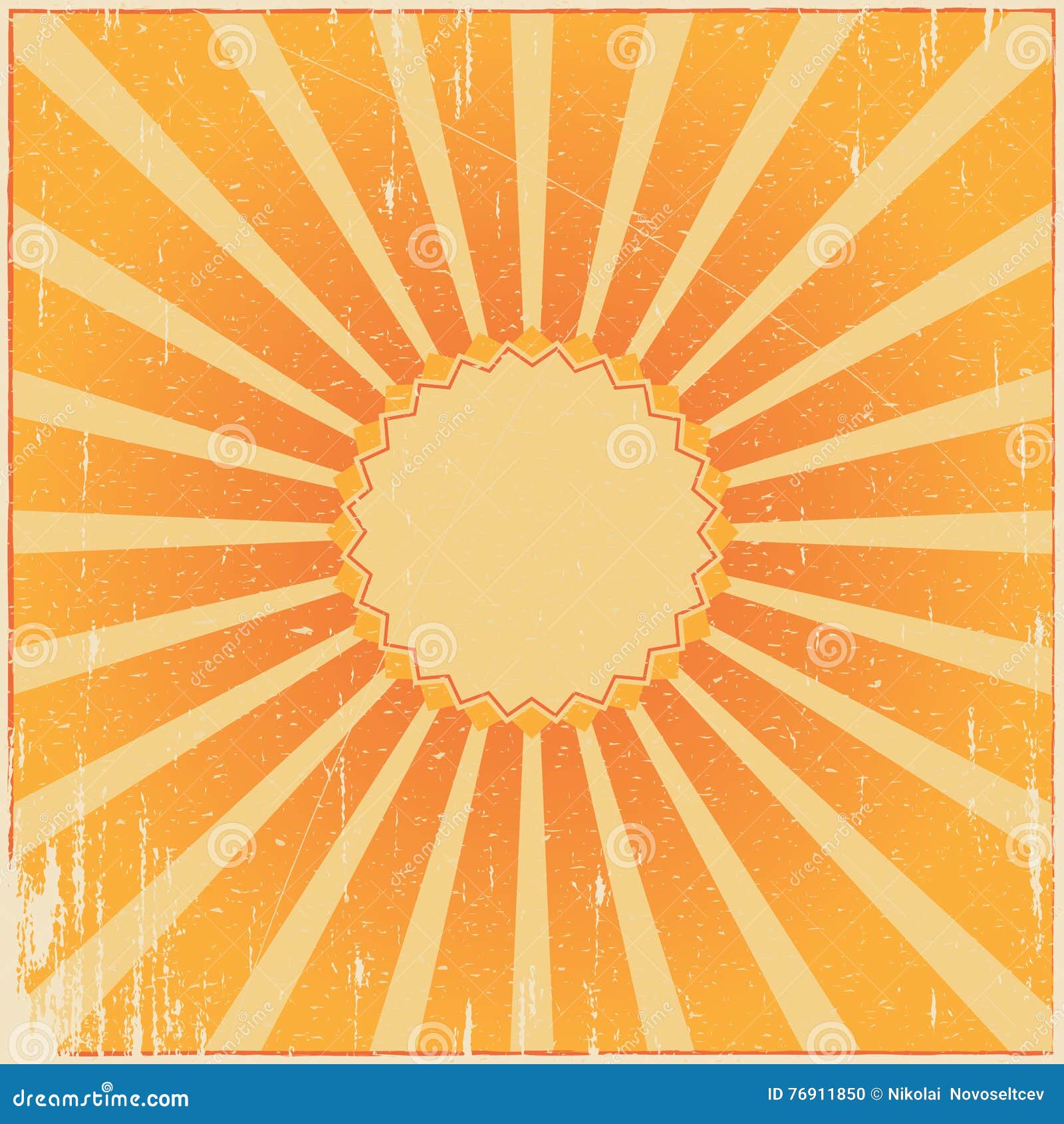 Vintage yellow background stock vector. Illustration of element - 76911850