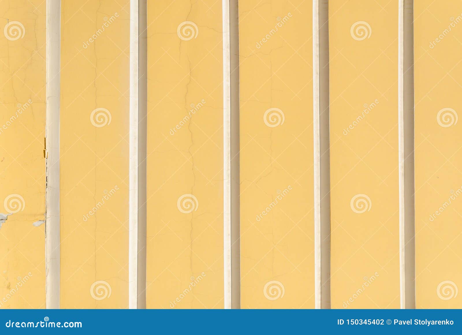 Vintage Yellow Building Wall Texture Stock Photo - Image of ...