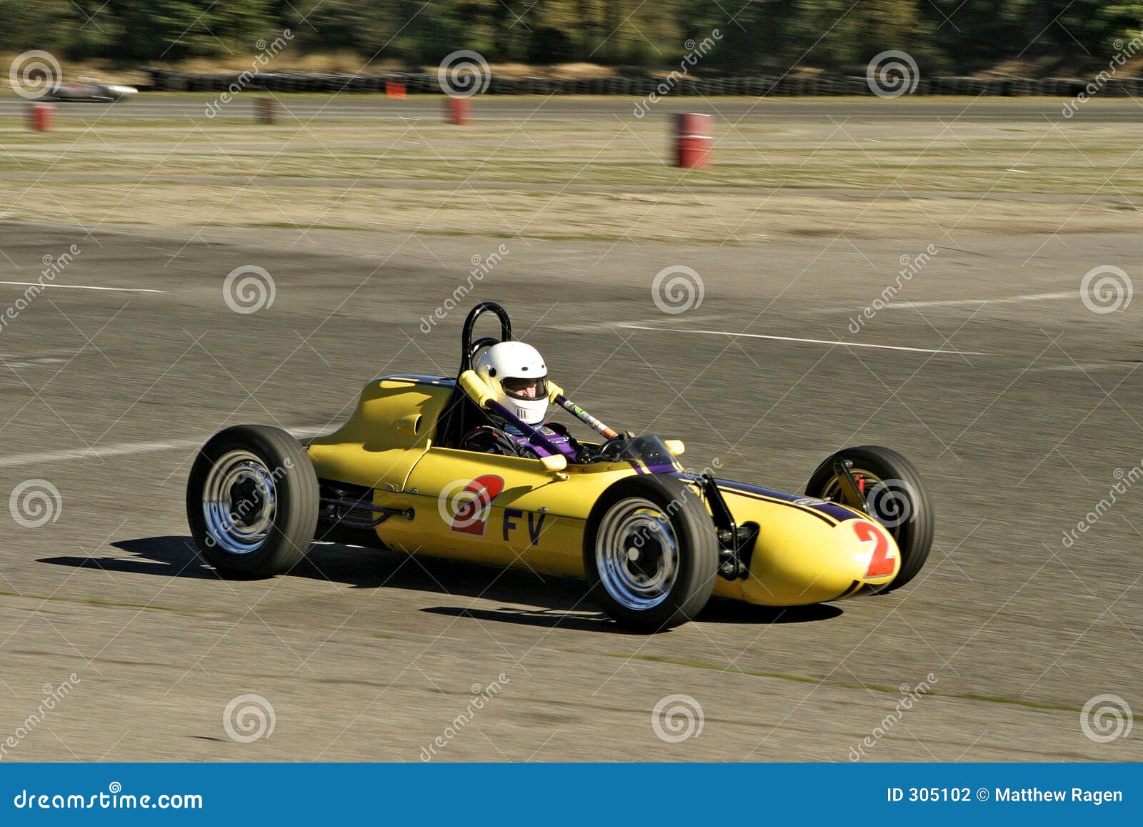Vintage yellow racecar stock photo. Image of race, vintage - 305102