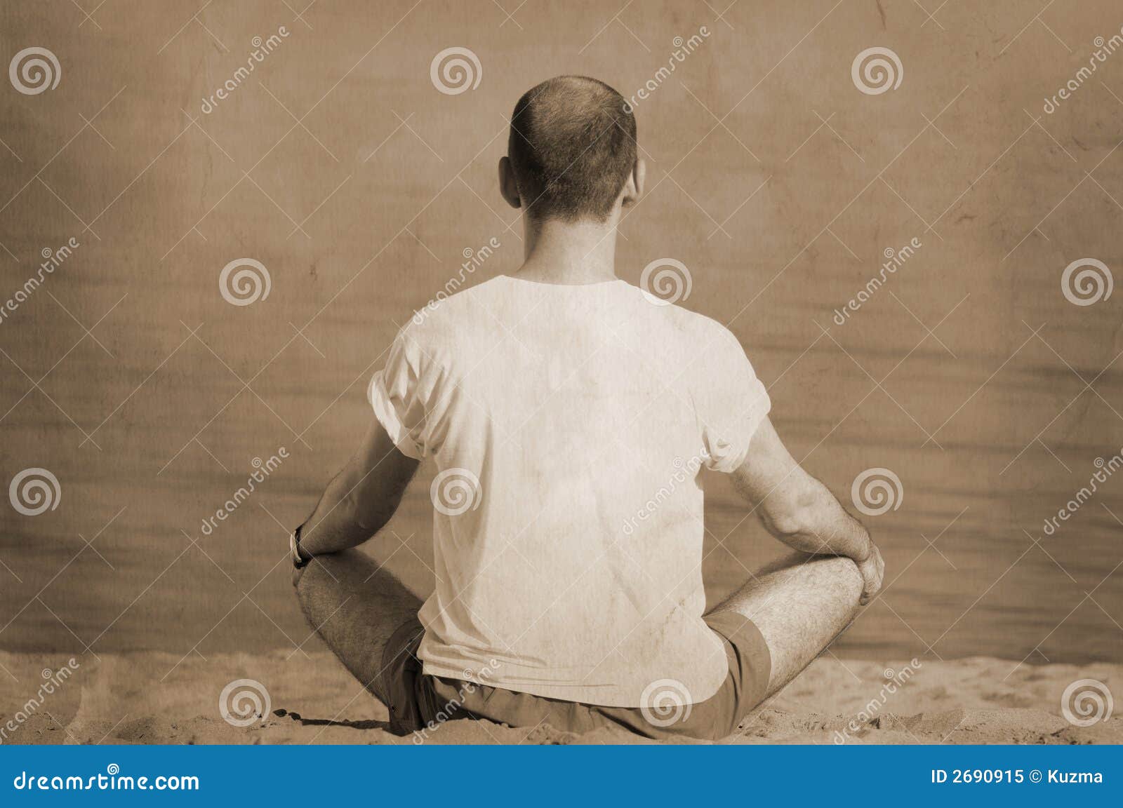 Vintage yoga stock image. Image of retro, caucasian, grunge - 2690915