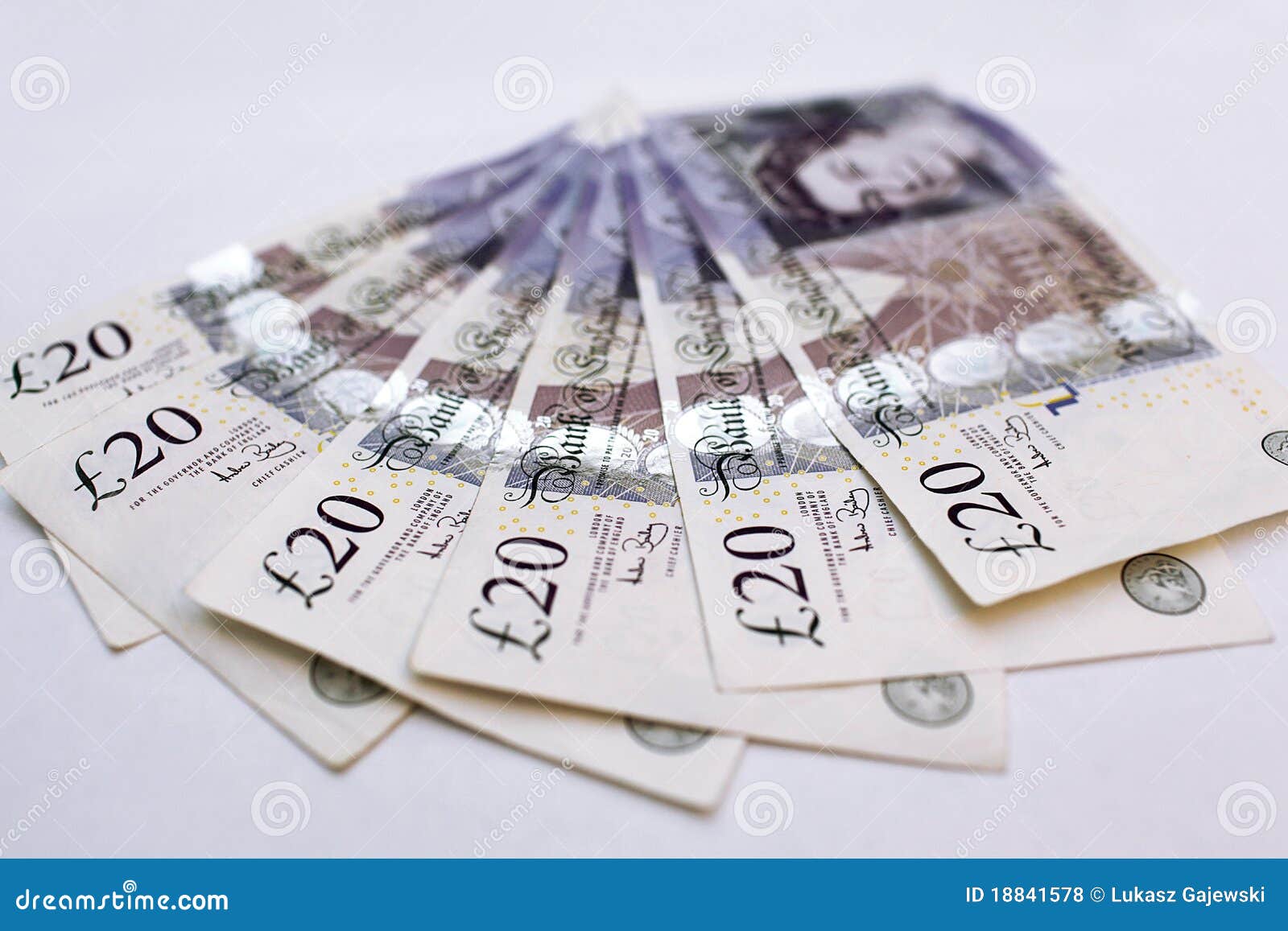 Vinte Nota De Banco (de 20) Libras Foto de Stock Editorial - Imagem de ...