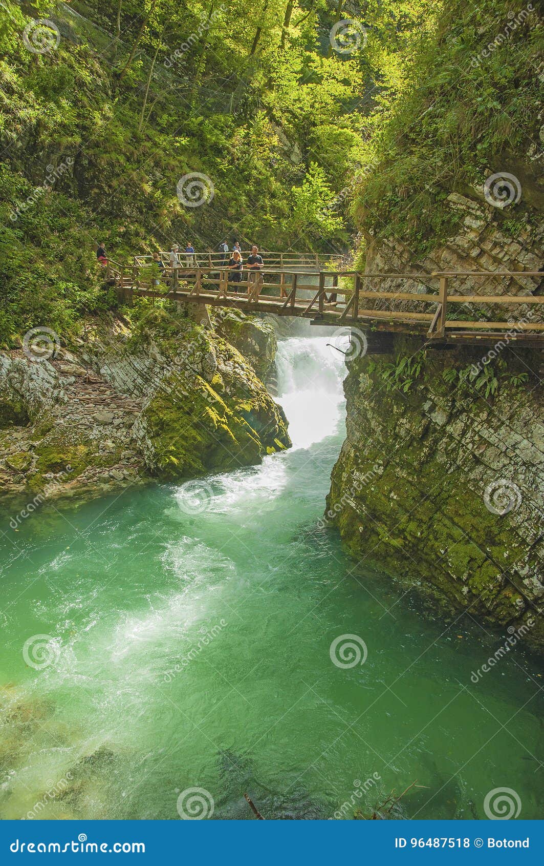 Vintgar Gorge at Bled, Slovenia Editorial Stock Photo - Image of famous ...