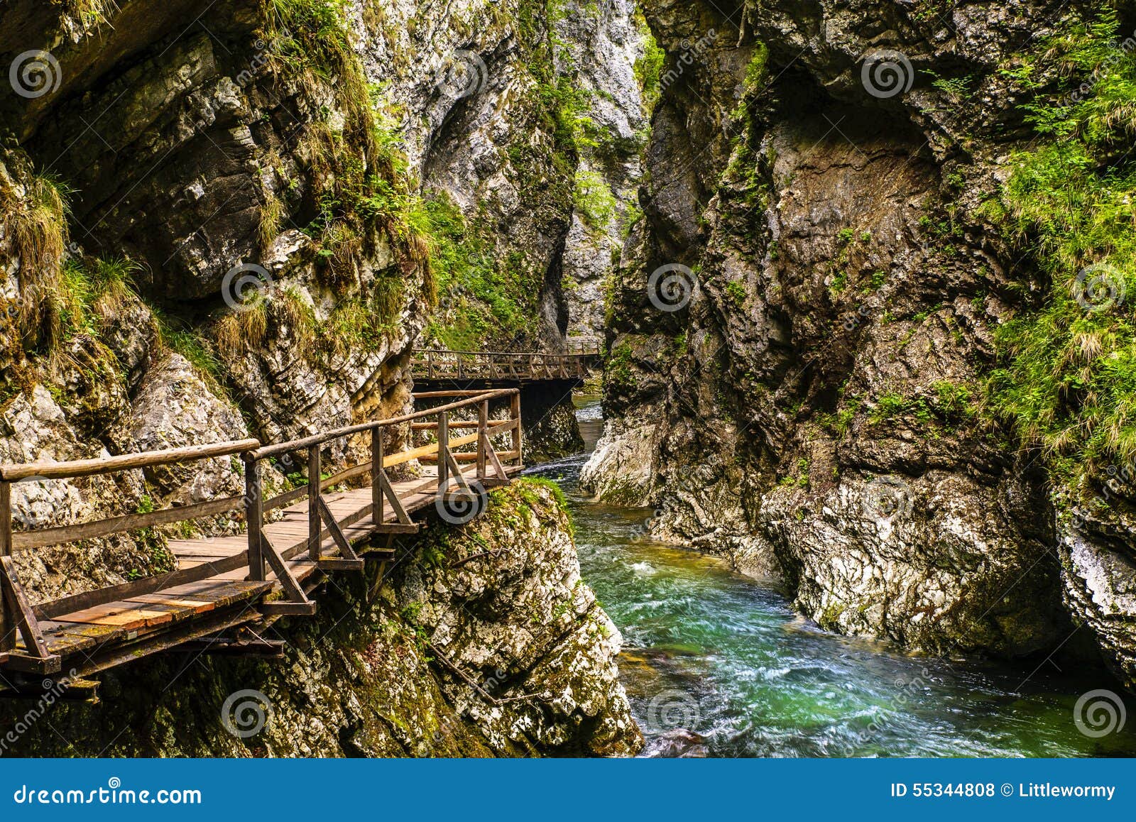 Vintgar Gorge Soteska Vintgar Or Bled Gorge Blejski Vintgar In Slovenia ...