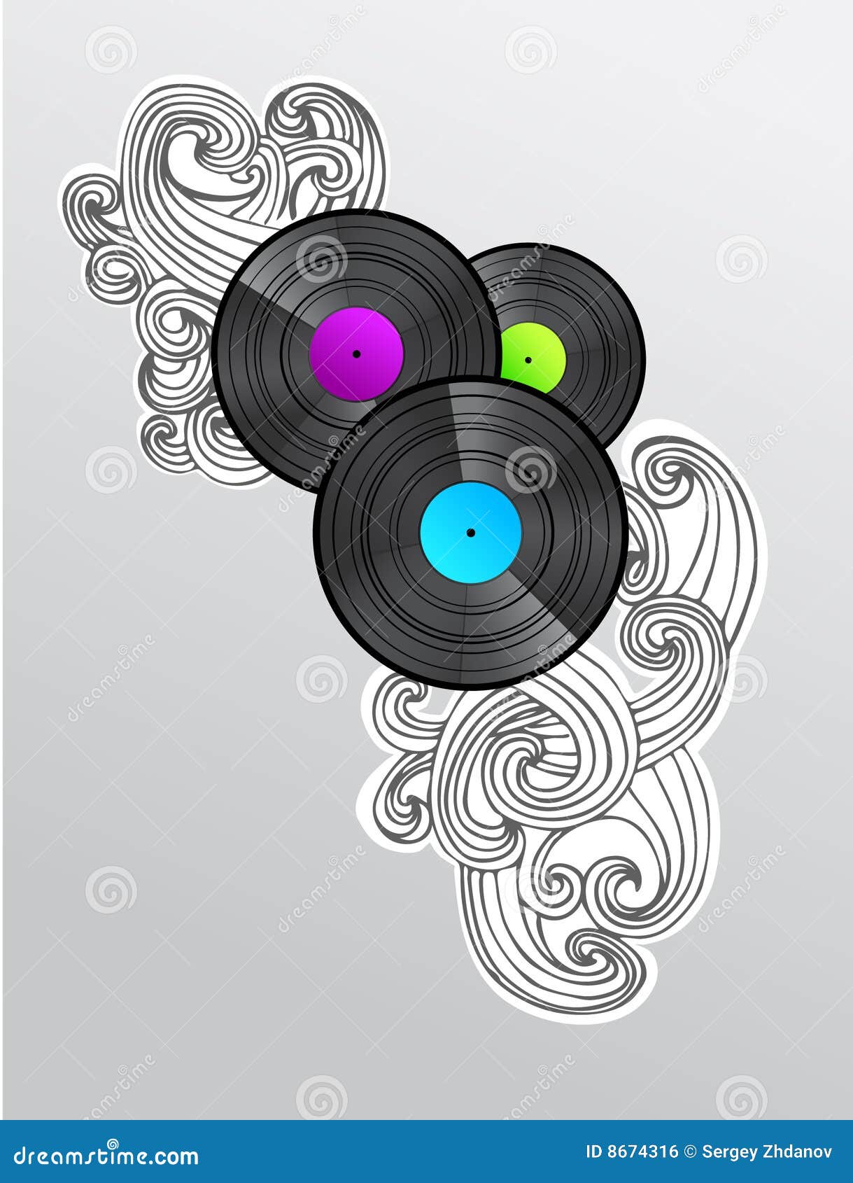 Vinyl stock illustration. Illustration of line, decoration - 8674316