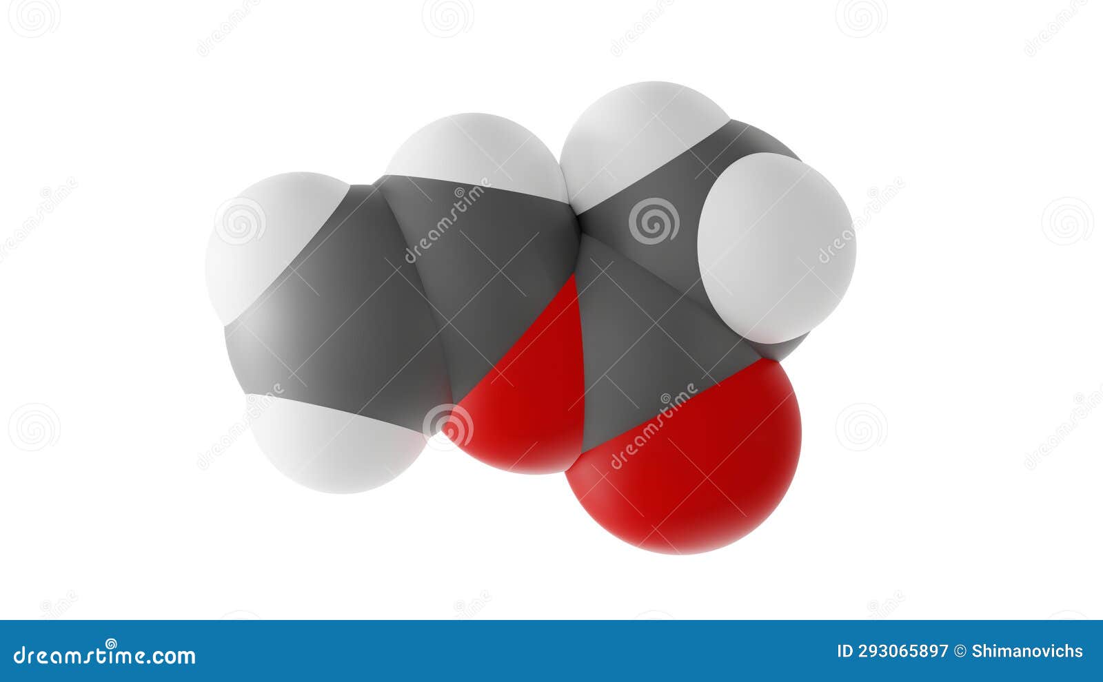 Vinyl Acetate Molecule, Polymers Molecule Molecular Structure, Isolated ...