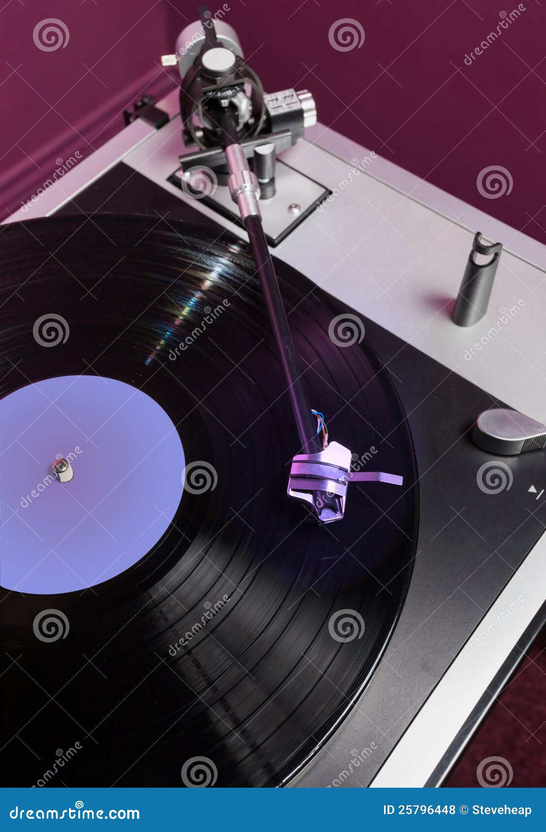 Vinyl Analog Record Player Cartridge and LP Stock Photo - Image of ...