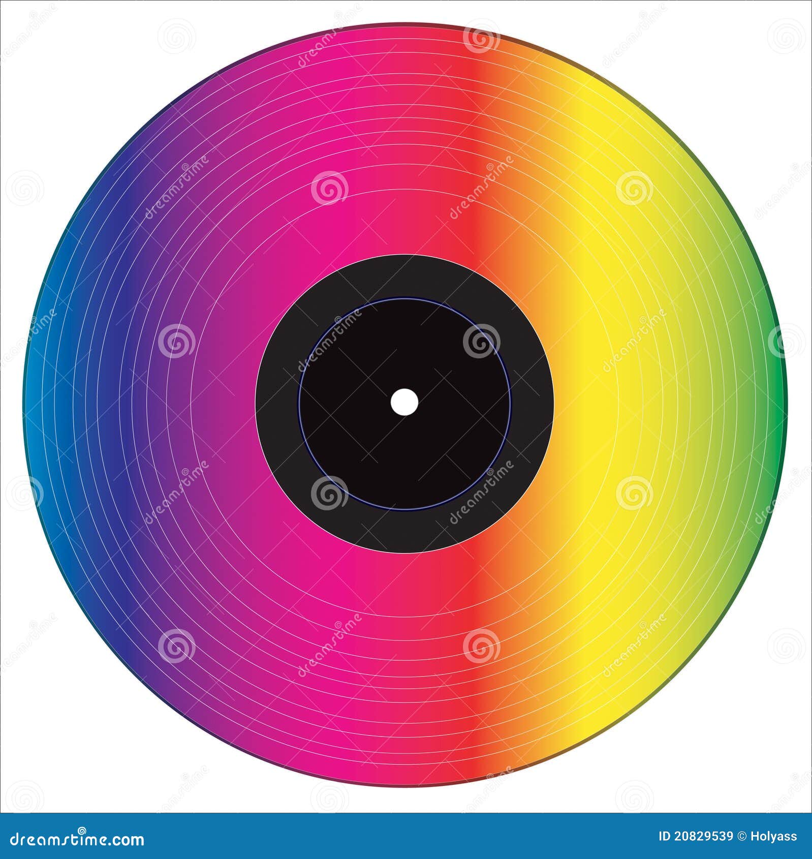 Vinyl disc stock illustration. Illustration of blank - 20829539
