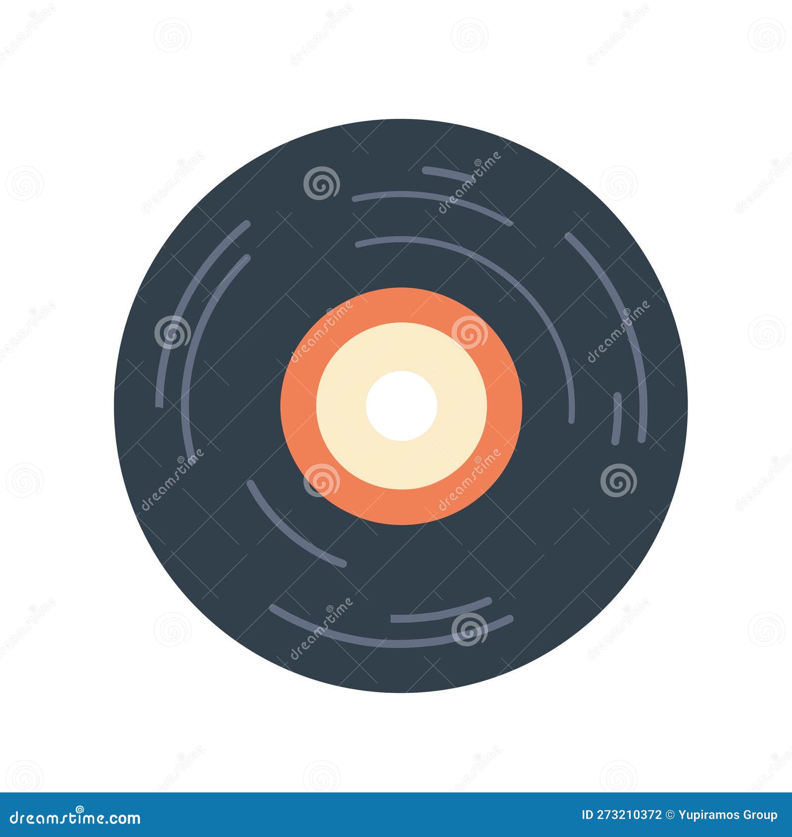 Vinyl disc design stock vector. Illustration of information - 273210372