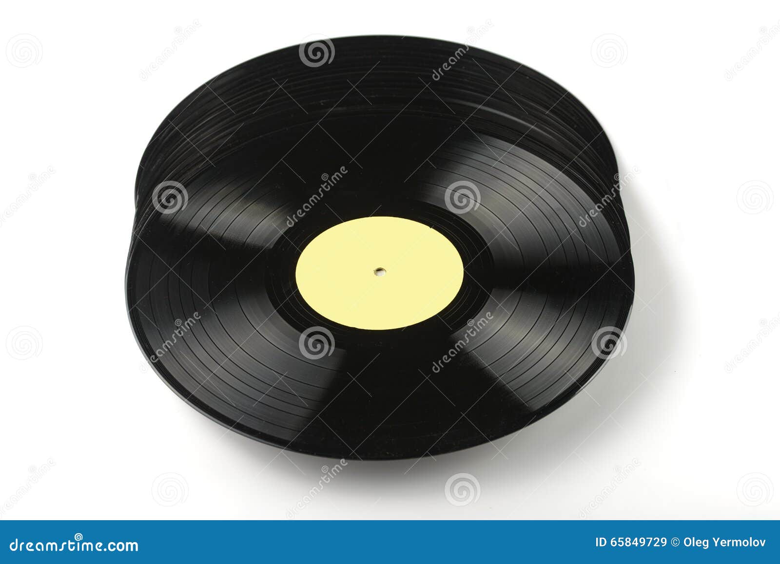 Vinyl Discs on White Background Stock Image - Image of circles, disco ...