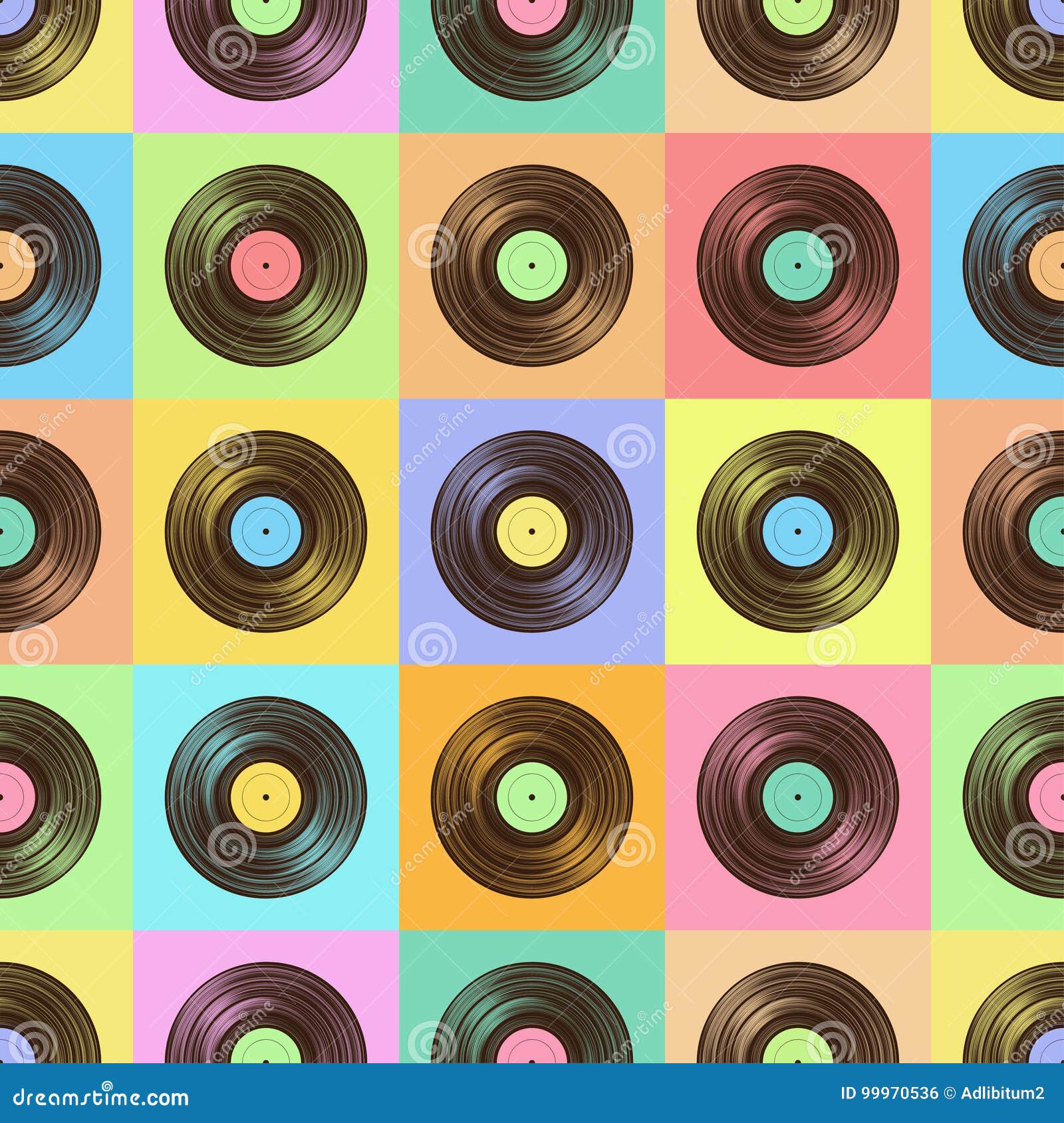 Vinyl color pattern stock vector. Illustration of object - 99970536