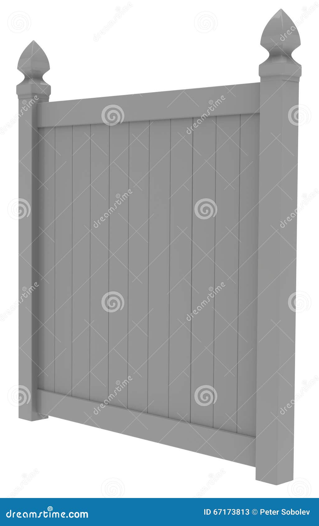 Vinyl fence stock illustration. Illustration of element - 67173813