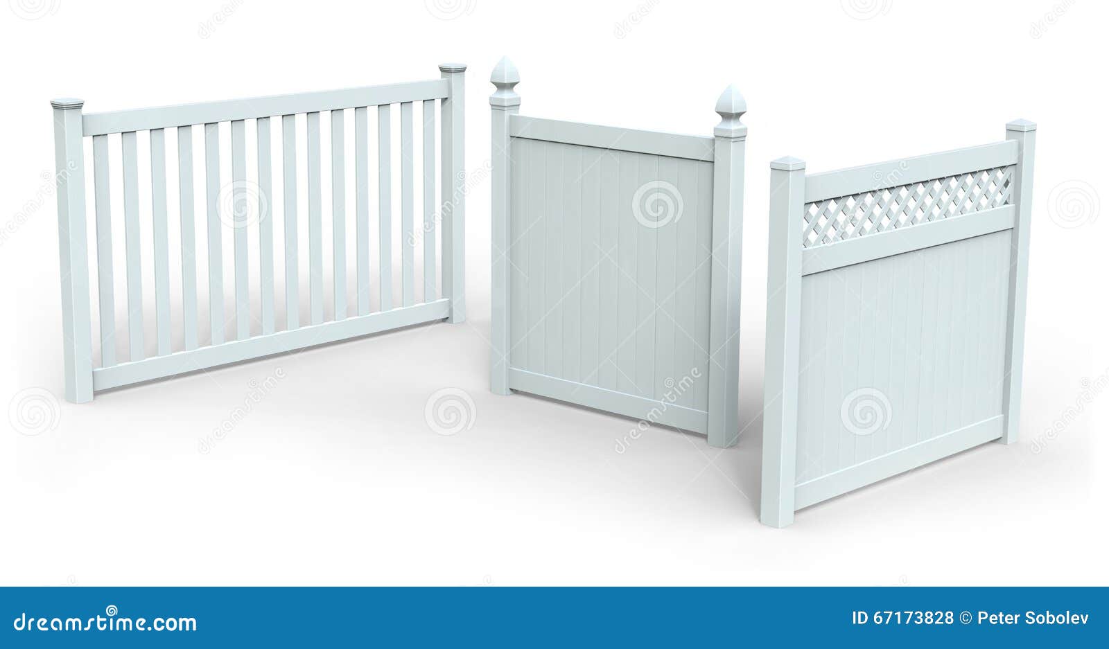 Vinyl fence stock illustration. Illustration of plastic - 67173828