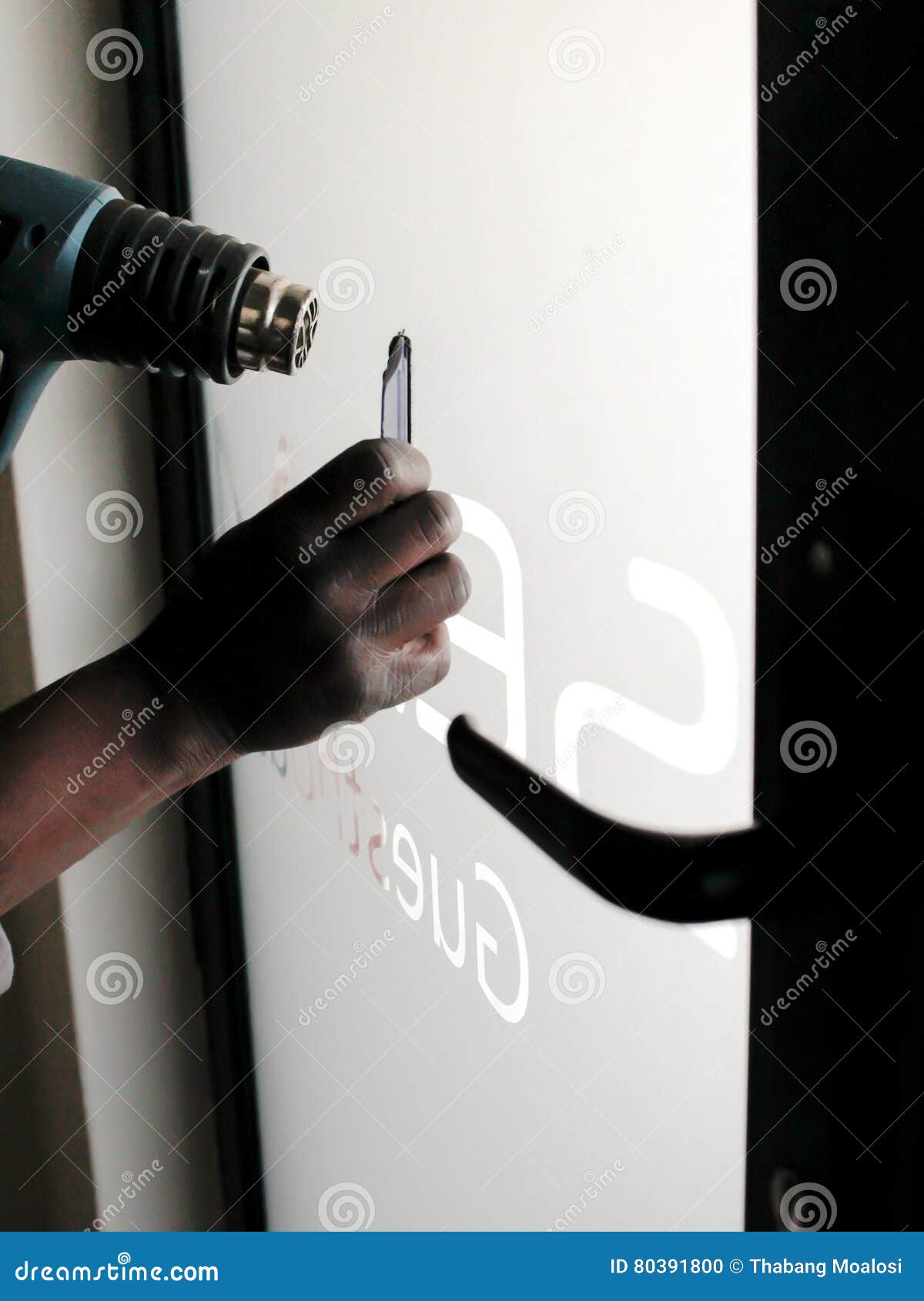 Vinyl Fitting stock photo. Image of hand, fitting, vinyl - 80391800